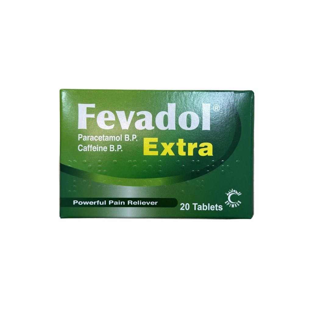 Fevadol Extra Pain Relief Tablets 20 Pieces | Alshafi